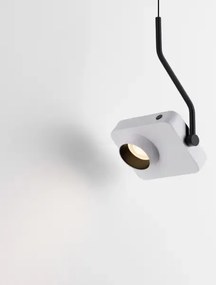 LED stmívatelný bílý moderní lustr Kedros