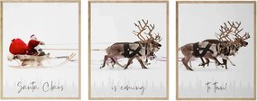 XXXLutz SADA OBRAZŮ, 33/48/2 cm X-Mas - Obrazy na plátně - 003808014301