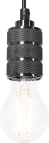 Toolight Toolight, závěsná stropní lampa 1xE27 APP342-1CP, černá, OSW-08409