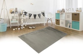 BO-MA, Kusový koberec Rabbit new 09 taupe, 80x150, hnědá, ložnice