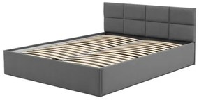Čalouněná postel MONOS bez matrace rozměr 160x200 cm Světle šedá