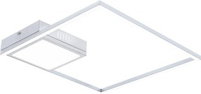 Rabalux Chromové stropní LED svítidlo Sirius 400x400mm 30W 5285