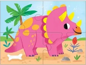 Mudpuppy Puzzle Dinosauři sada 4 v 1 / od 2 let