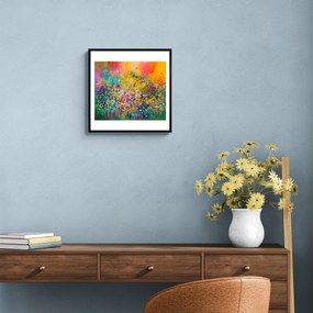 Kati Papp Zemková | Keď slnko zapadá Rám: Černý, Velikost: 40 x 40 cm
