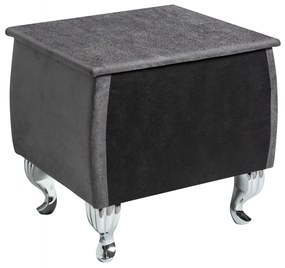 Noční stolek Spectacular, 45 cm, šedý