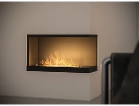 InFire - Rohový BIO krb 80x45 cm 3,5kW černá
