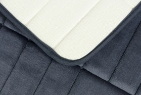 BO-MA, Protiskluzová koupelnová předložka 3D 667 dark grey, 50x80, šedá, koupelna
