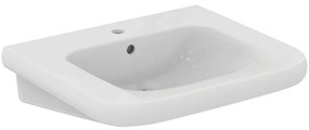 Ideal Standard Contour 21+ - Umyvadlo bezbariérové 65x56 cm, s přepadem, otvor pro baterii, SmartGuard+, bílá E3622HY