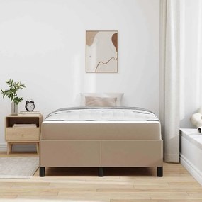 Rám postele s matrací Cappuccino 120 x 200 cm textil 3398998