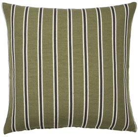 Broste Lněný povlak na polštář Dagmar Grape Leaf Green 50 x 50 cm, zelená barva, textil