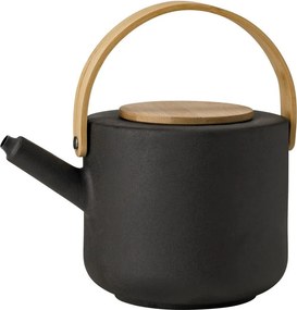 Černá kameninová konvice na čaj 1,25 l Theo – Stelton
