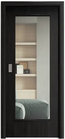 SAPELI ELEGANT KOMFORT M40 - CPL LAMINÁT - POSUVNÉ DVEŘE VČ. ZÁRUBNĚ - Ořech královský Průchozí šířka (cm): 120, Průchozí výška (cm): 197
