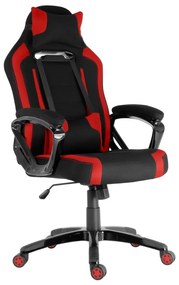 Herní židle NEOSEAT NS-020 TEX černo-červená