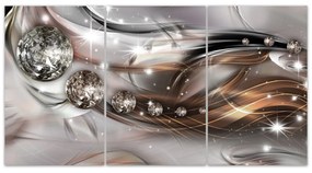 Malvis ® Luxusní obraz Hvězdný prach Velikost: třídílný obdélník - 90x60 cm