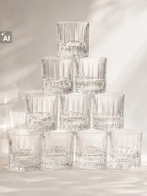 Sinsay - Sklenice s reliéfním vzorem 4 pack - clear