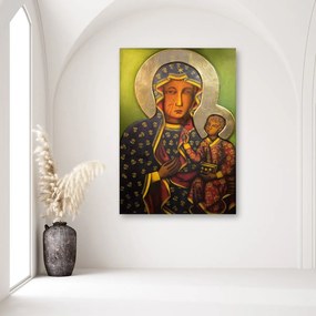 Obraz na plátně REPRODUKCE Panny Marie Čenstochovské - 80x120 cm