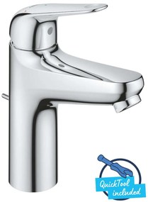 Grohe Swift - Umyvadlová baterie s výpustí, studený start, chrom 24328001