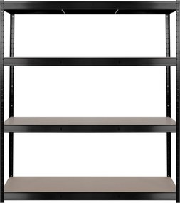 Regál s vysokou nosností 160x60x180 cm – černá