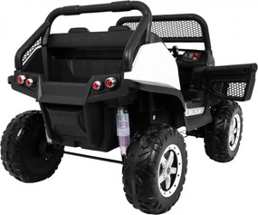 Ramiz Mercedes Benz Unimog elektrické autíčko pro děti bílé