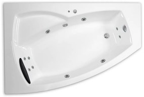 Arttec Thaleila Surf 160 x 105 cm vana hydromasážní akrylátová levá PAN04404
