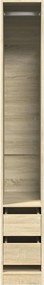 Šatní skříň dub sonoma 30 x 50 x 200 cm kompozitní dřevo 3307740