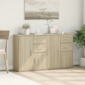 Příborníky 2 ks dub sonoma 60 x 31 x 70 cm kompozitní dřevo 3276562