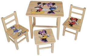 Prckůvsvět dětský stůl s židlemi mickey