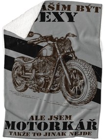 Deka Sexy motorkář (Podšití beránkem: ANO)