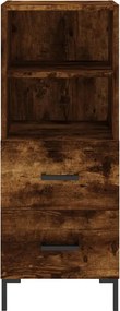 vidaXL Příborník 34,5 x 34 x 90 cm kompozitní dřevo [828673] Barva: bílá s vysokým leskem