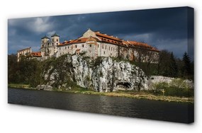 Obrazy na plátně Krakow castle River 140x70 cm