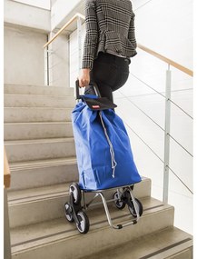 ALDO nákupní taška na kolečkách do schodů MADRID modrá