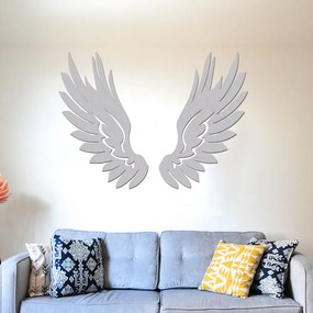 dřevo života Dřevěná andělská křídla ROZLET Barevný vzor: Šedá, Rozměry (cm): 80x62