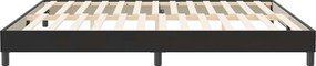 Postel Box Spring bez matrace černá 200x220 cm samet 3315893