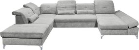 XXXLutz SEDACÍ SOUPRAVA, textil, jílová barva MID.YOU - Rozkládací sedačky - 002220028608