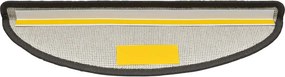 Schodové rohože 20 ks 56 x 17 x 3 cm tmavě šedé, půlkulaté 3365782