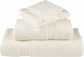 Premium ručníky SOLUND 10 ks krémové 100 x 200 cm 600 g/m² 137487