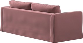 Potah na pohovku IKEA  Karlstad 3-místná, nerozkládací, dlouhý barva fialová látka sametová