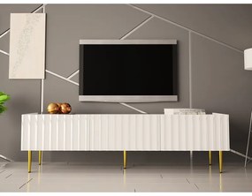 TV stolek 180 Brimono, Barva dřeva: černá/černý lesk