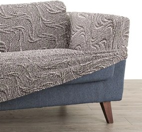 Bielastické potahy BRILLANTE hnědé křeslo (š. 60 - 110 cm)