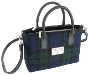 Kabelka Brora Harris Tweed - Black Watch