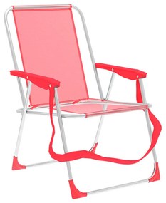 Skládací židle Marbueno, Korálová 59 x 83 x 51 cm