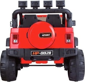 LEAN CARS Elektrické autíčko Jeep HP012 červené