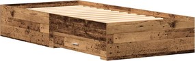 Rám postele Staré dřevo 90 x 190 cm Kompozitní dřevo 3333990