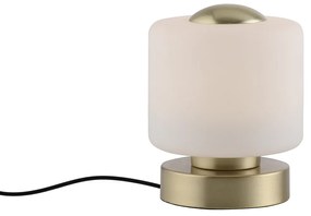 Stolní lampa mosazná vč. LED 3-stupňový stmívač s dotykovým ovládáním - Mirko
