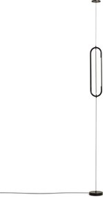 Černá LED stojací lampa (výška 300 cm) Bow – Kave Home