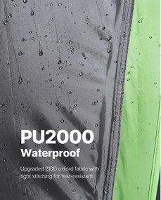 Stan pro pick-up, Vodotěsný PU2000 mm pro 2-3 osoby s korbou VEVOR