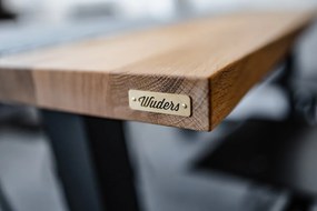 Wuders Jídelní stůl Oxford s masivní dubovou deskou 1500 x 900 mm