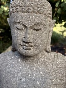 Ručně tesaná socha Buddha ze sopečného kamene 80 - 150 cm 80 cm