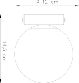 Sollux Lighting Stropní svítidlo YOLI 1 černé