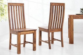 Jídelní set - stůl z masivu Timber 200cm + 4 židle Timber masiv
